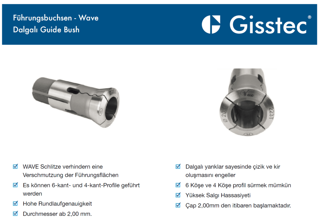 Guide Bush - Kayar Otomat Guide Bush, Karbürlü Pens